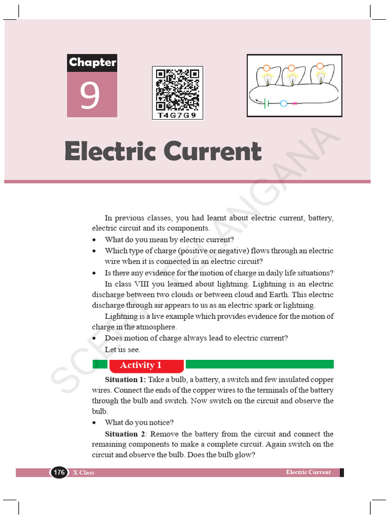 Understanding Electric Current Basics | PDF | Electric Current ...