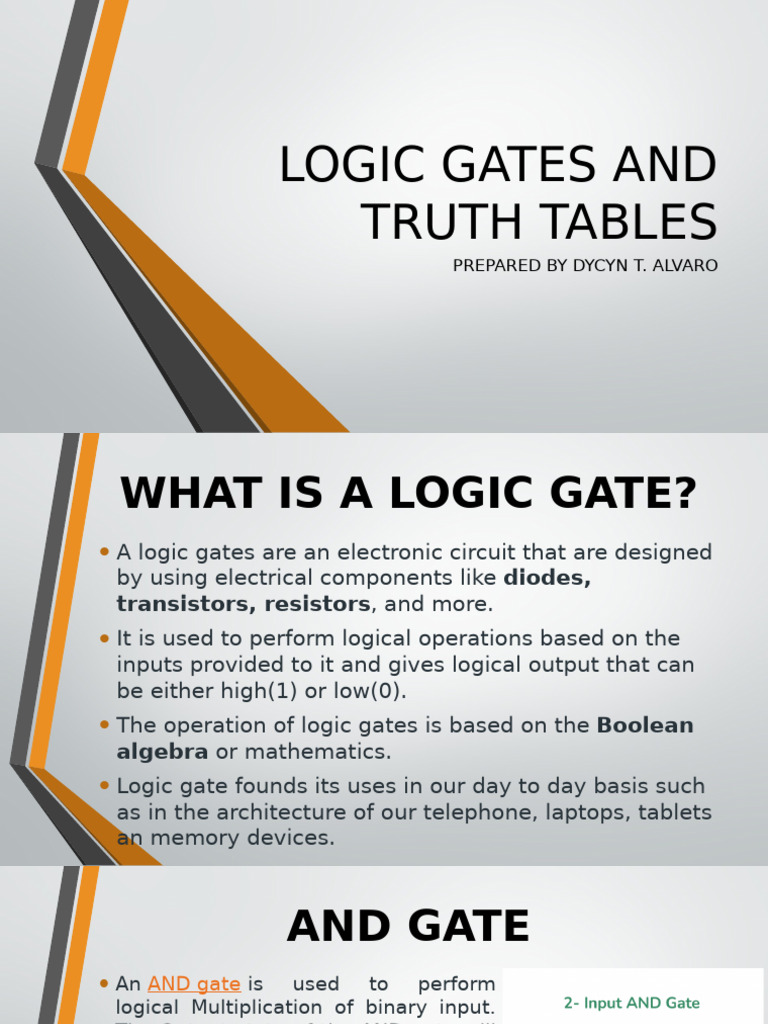 Logic Gates and Their Functions Explained | PDF | Logic Gate | Digital ...