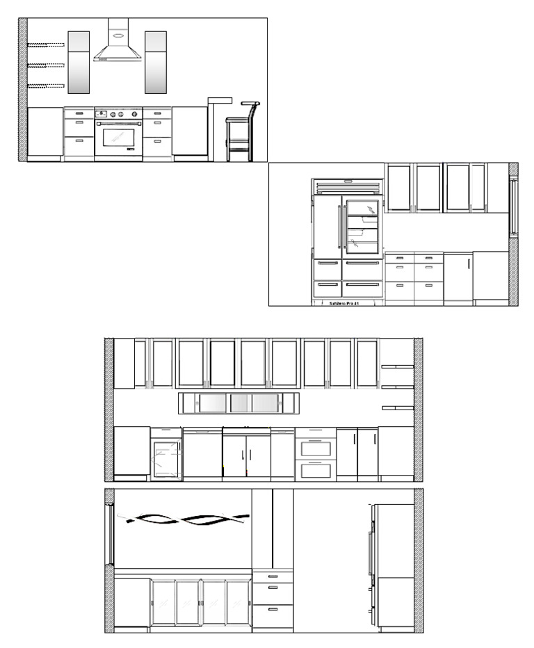 1:25 Kitchen - Elevation | PDF