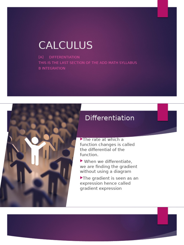 Calculus: Differentiation Basics | PDF | Tangent | Acceleration