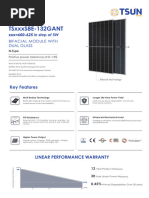 Data Sheet-144 HC - Bifacial TOPCON Dual Glass 560-590 WP | PDF | Solar ...