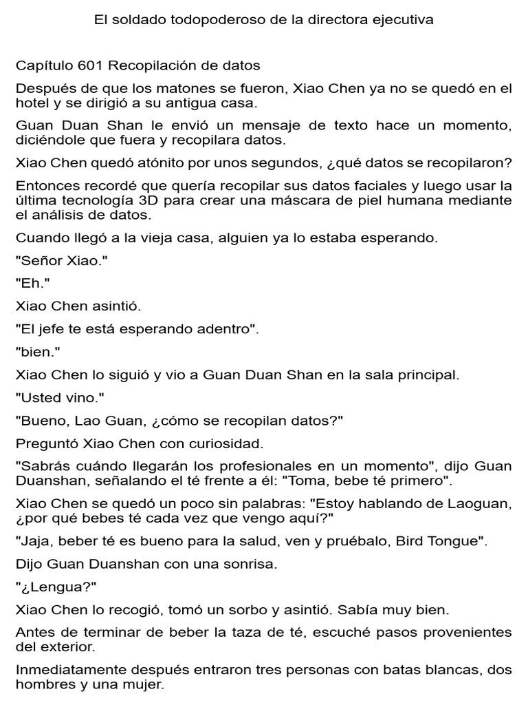 El Soldado y La CEO 601-650 | PDF