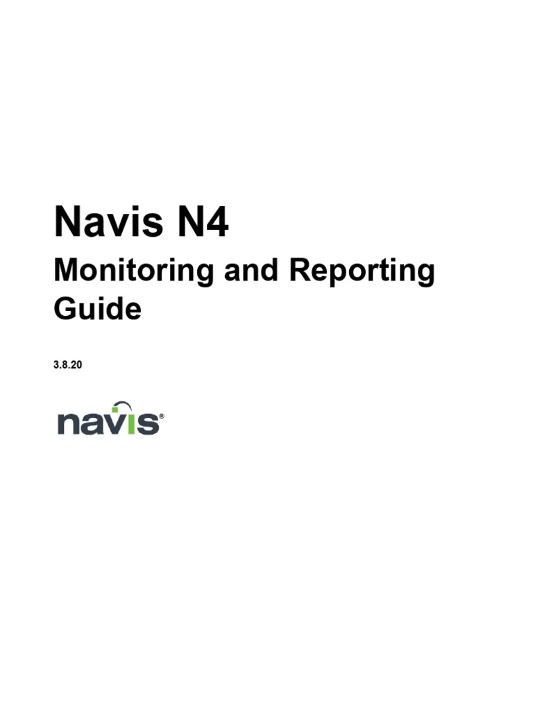 N4 3.8.20 Monitoring and Reporting Guide | PDF | License | Computing