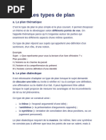 Les Types de Plan de Dissertation | PDF | Dialectique