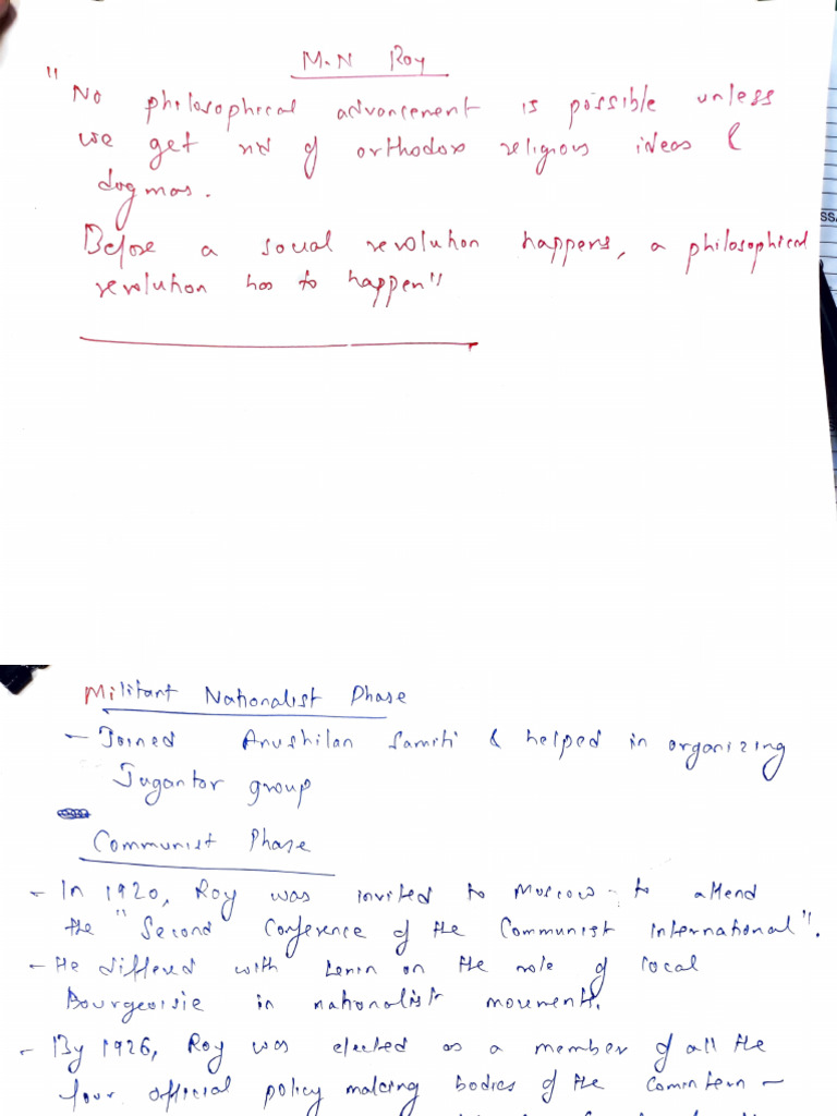 MN Roy | PDF