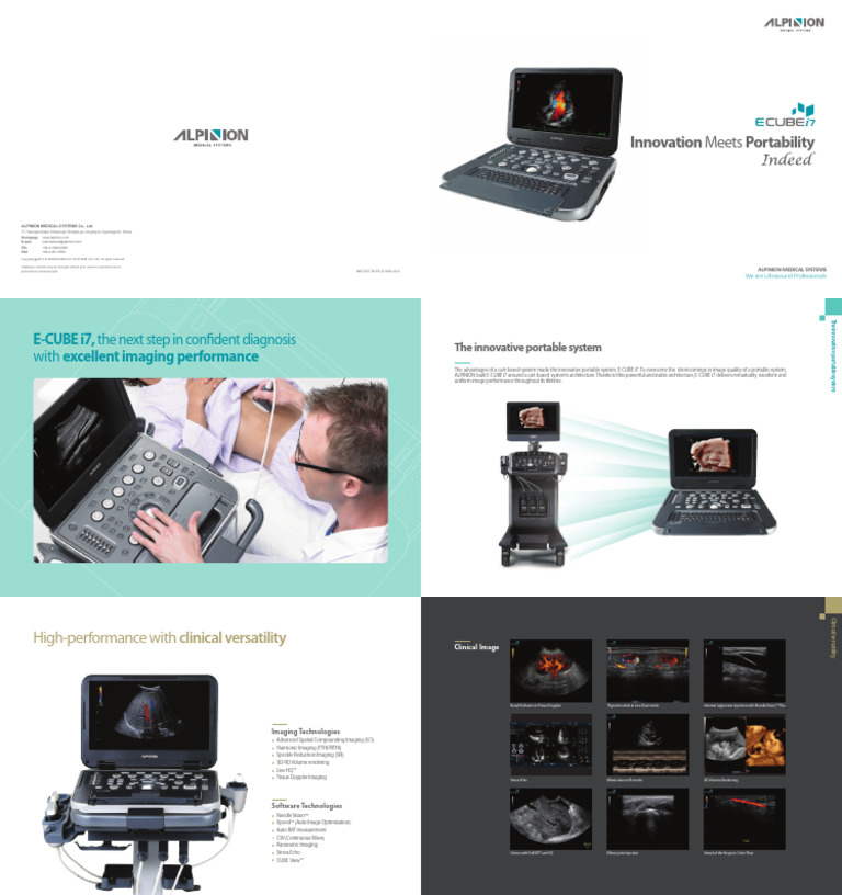 Catalogue E-CUBE I7 v2.0 ENG Low | PDF | Medical Ultrasound | Medical ...