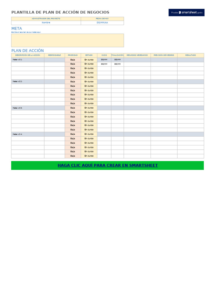 IC Business Action Plan 8595 ES | PDF