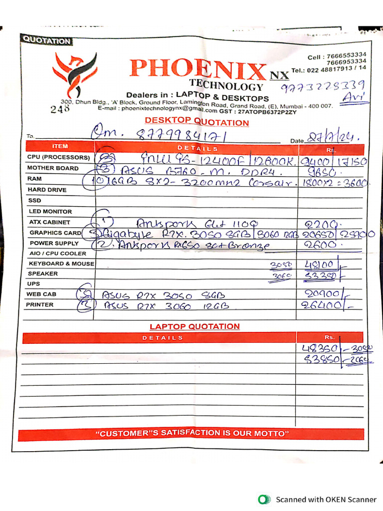 0 Final Quotation | PDF