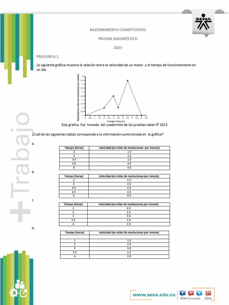 PRUEBA FINAL RAZONAMIENTO CUANTITATIVO 2023 | PDF