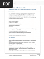 AP Research Oral Defense Guidelines | PDF