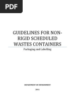 Scheduled Waste Management Guidelines | PDF | Packaging And Labeling ...