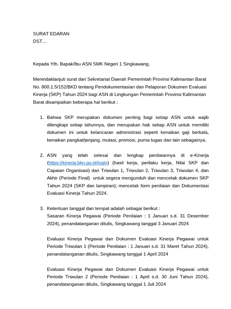 Surat Edaran | PDF