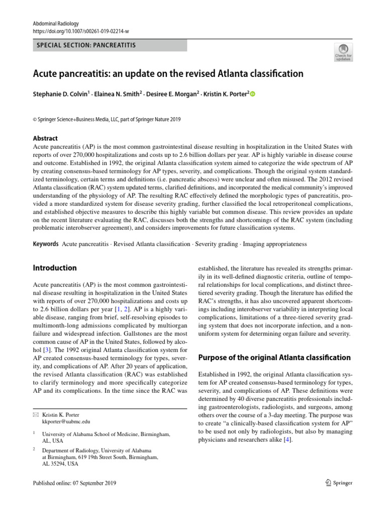 Acute pancreatitis_ an update on the revised Atlanta classification 2 ...