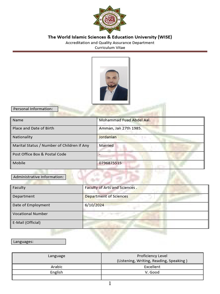 Mohammad Fuad Abdel Aal. 1 1 4 1 | PDF | Mathematics | Nonlinear System