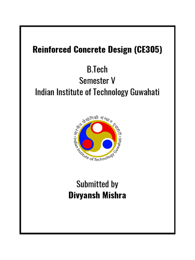 RCD Assignment - Divyansh - Mishra | PDF | Mechanical Engineering | Building Engineering