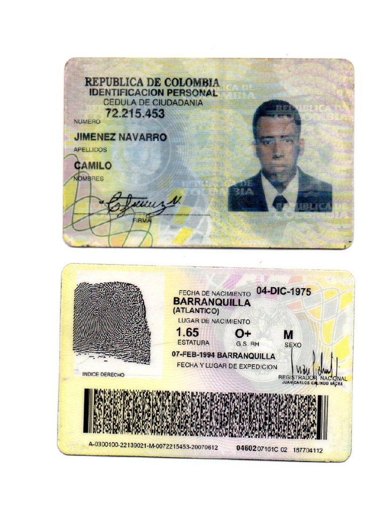 2,2 Cedula Camilo | PDF