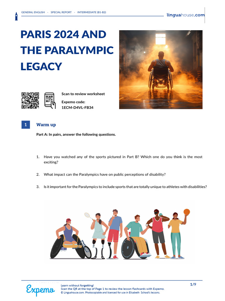 Paris 2024 Paralympic Games Overview | PDF | Paralympic Games | Sports