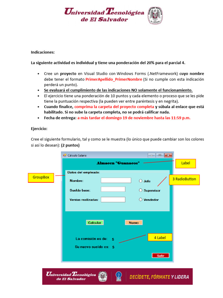 Ejercicio Evaluado Formularios - P4 | PDF