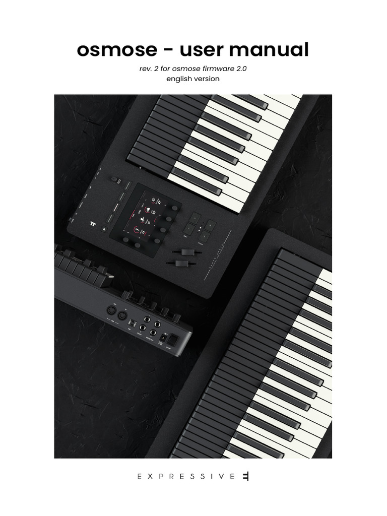Expressive E Osmose User Manual | PDF | Equalization (Audio) | Harmonic