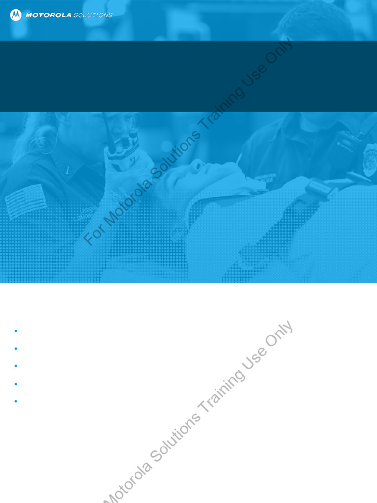 00 Introduction GTR 8000 Repeater Site Workshop PG | PDF | Computing