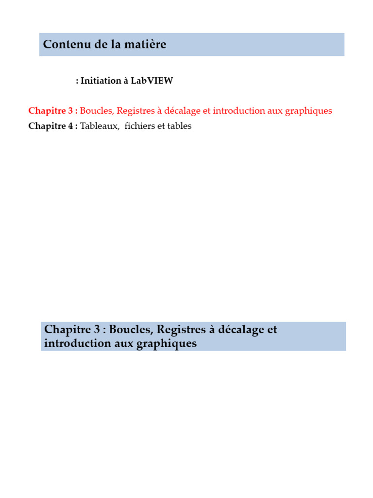 Chapitre 3pdf | PDF | Structure de contrôle | Programmation informatique