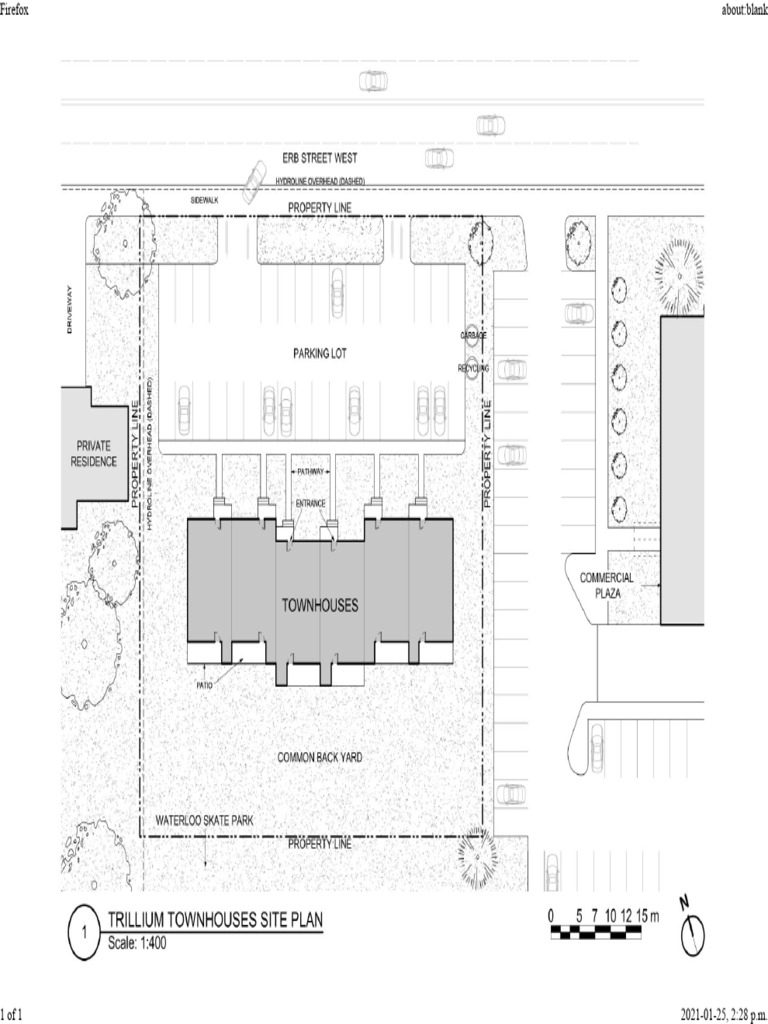 Trillium Townhouse Site Plan | PDF