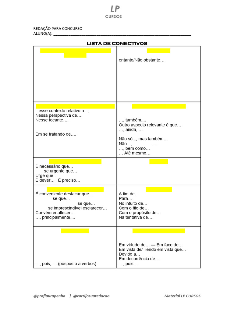Lista de Conectivos | PDF | Argumento