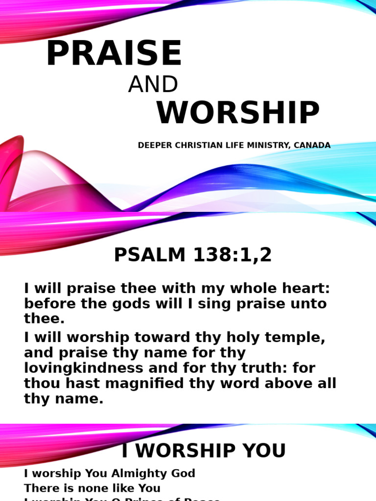 Praise and Worship - Template 1 -Worship Songs | PDF | Worship | Lamb ...