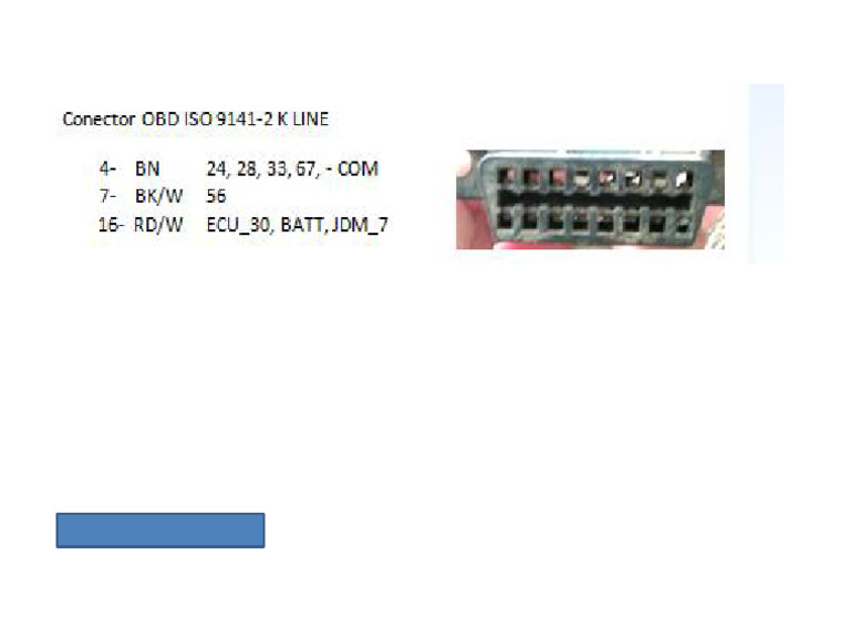 conexion del conector obd2 wuling 6376 | PDF