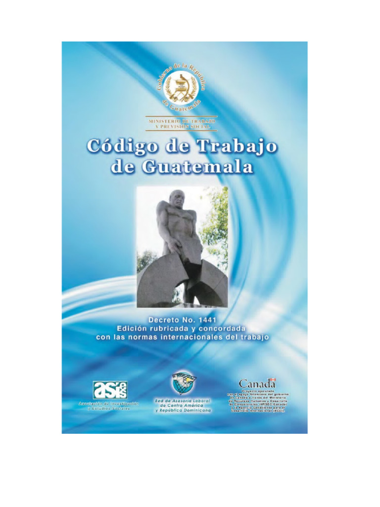Código de Trabajo de Guatemala 2023 | PDF | Derecho laboral | Guatemala