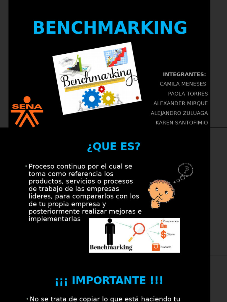 Benchmarking: Tipos y Ejemplos Clave | PDF