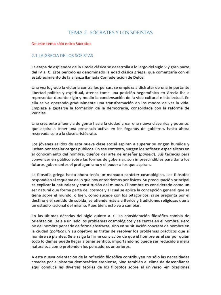 Sócrates y los Sofistas en Grecia Clásica | PDF | Sócrates | Relativismo