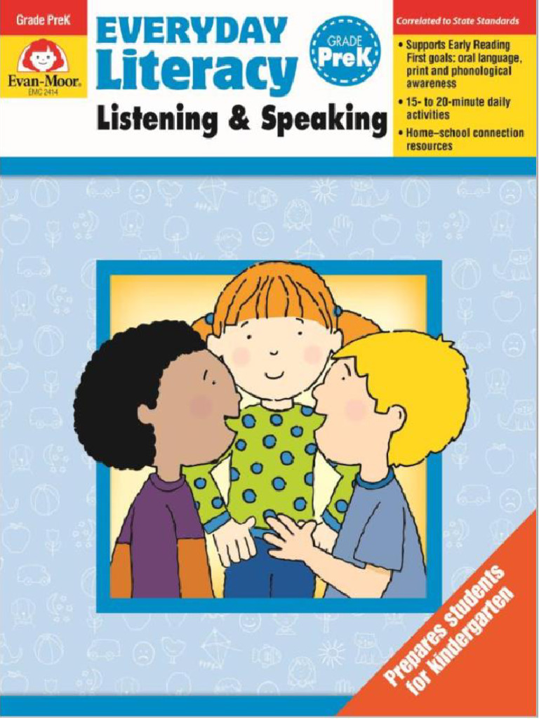 Everyday Literacy Pre K | PDF
