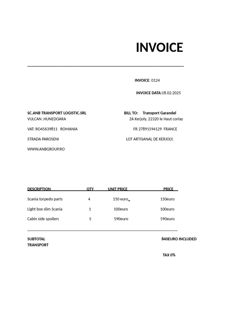 Document..FACTURA FRANTA | PDF