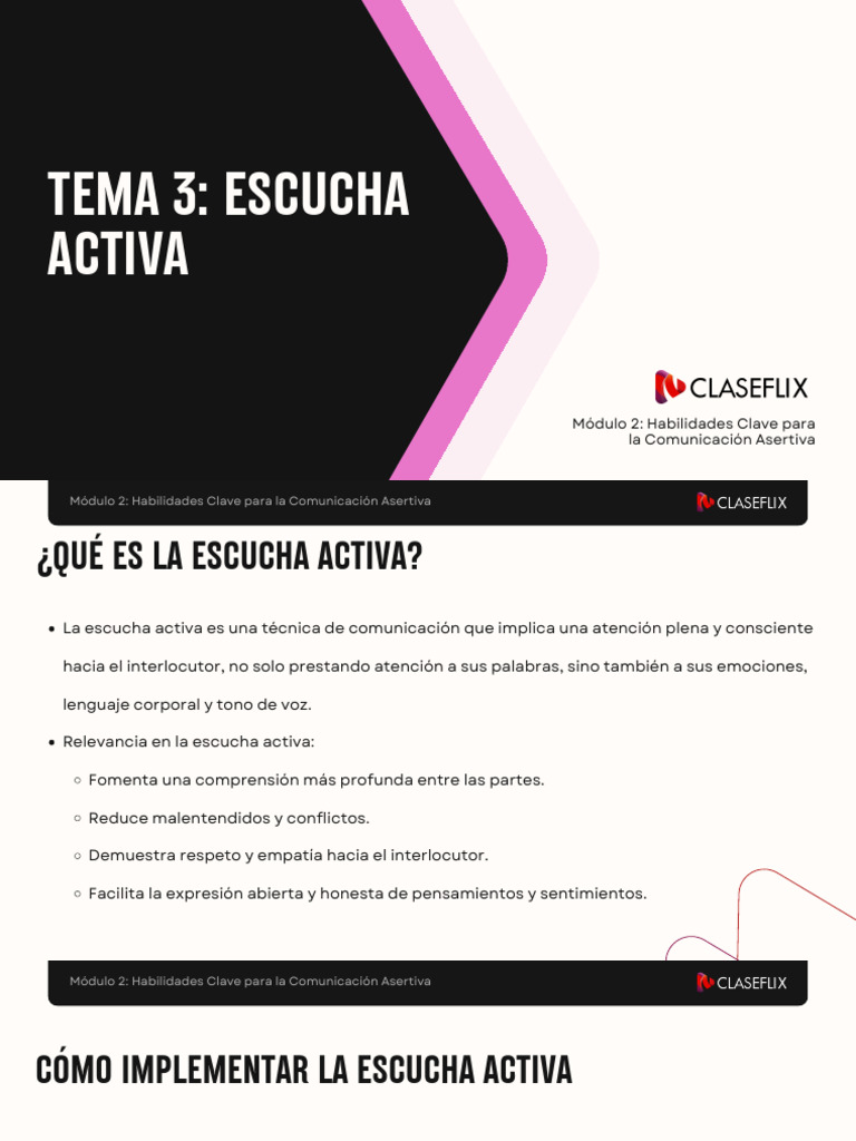 Tema - 3 - Modulo - 2 - COMUNICACION ASERTIVA | PDF | Comunicación | Las emociones