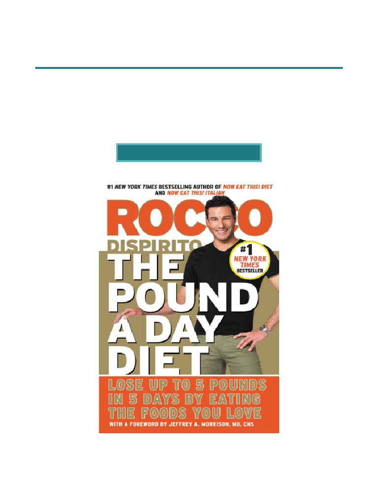 Pound a Day Diet: Lose 5 Pounds Fast | PDF
