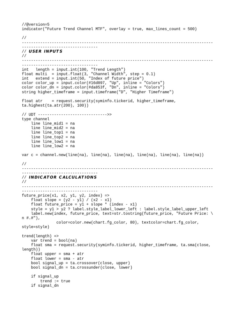 Future Trend Channel MTF | PDF | Software Engineering | Computer ...