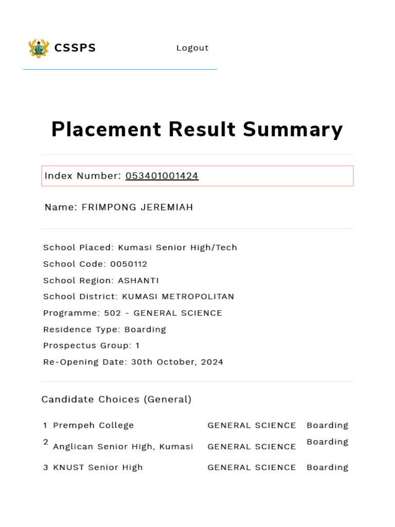 Cssps - Portal | PDF