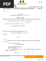 Composition Mathématiques 4ème | PDF