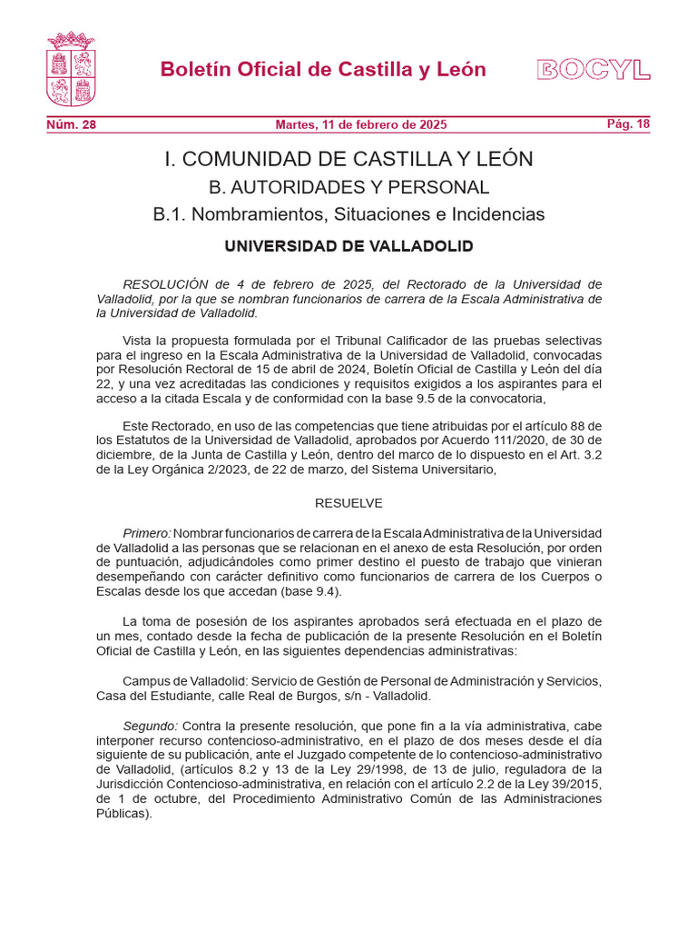 BOCYL-D-11022025-4 | PDF | Gobierno