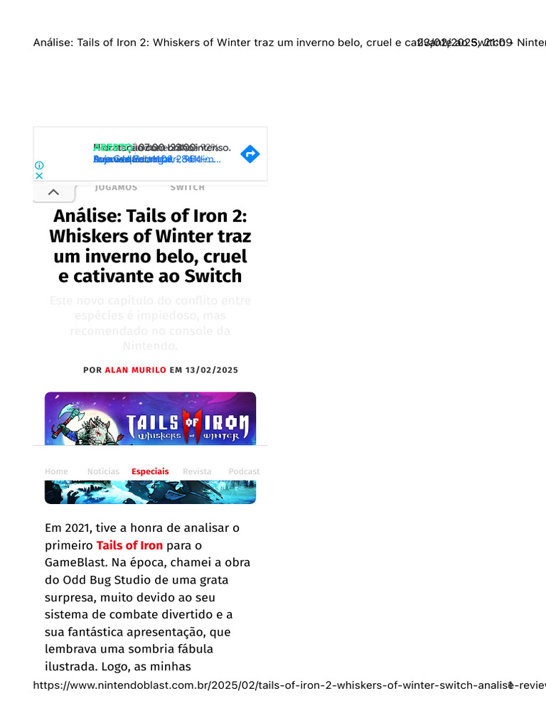 Tails análise real | PDF