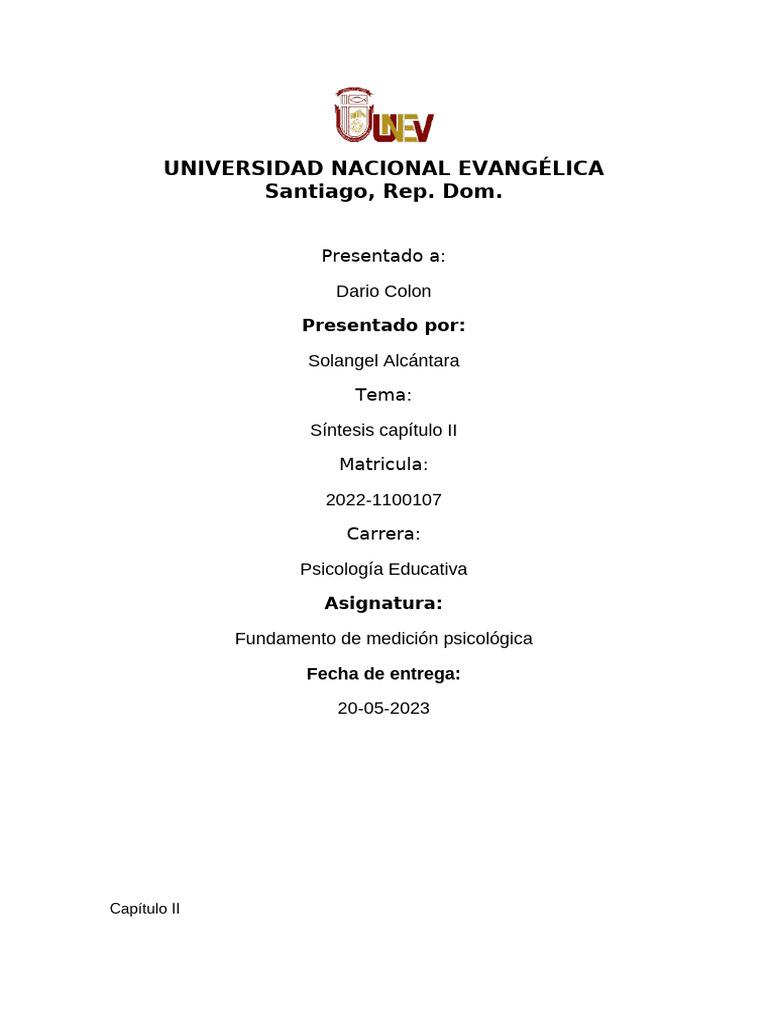 Capitulo II Fundamento | PDF | Enseñando | Sicología