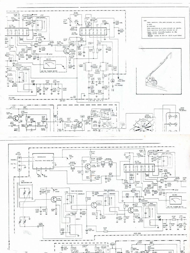 Polyvox PR-1500 Schematic+ (Hi-Res) | PDF