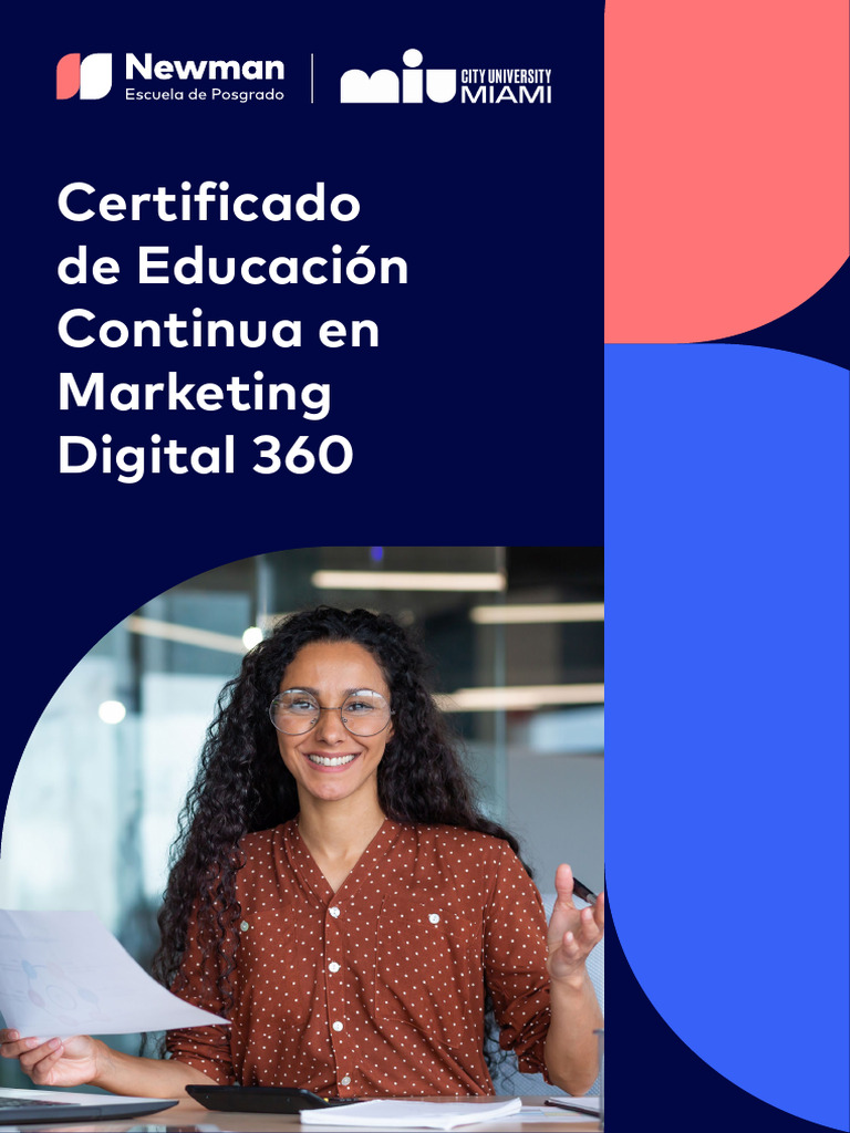 Newman Certificado de Educacion Continua en Marketing Digital 360 | PDF | Marketing | Publicidad ...