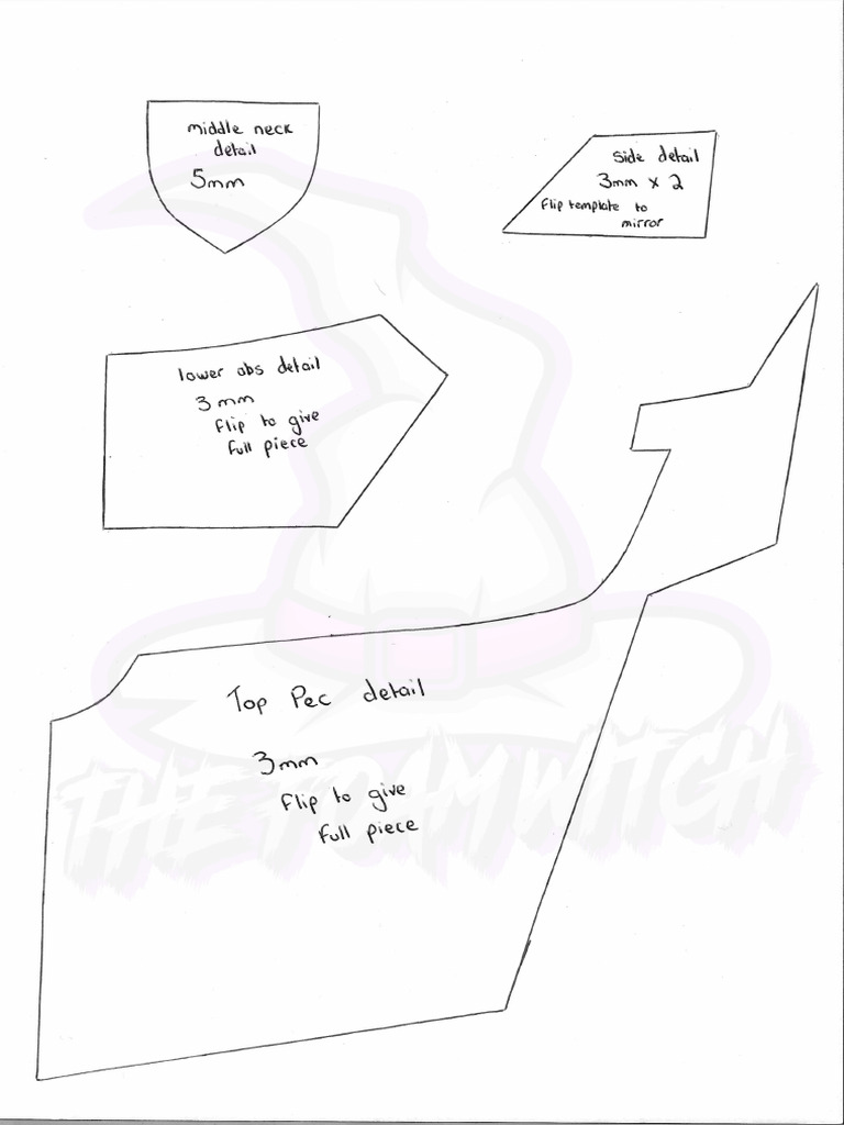 Foam Witch - Gambit Chest Plate | PDF