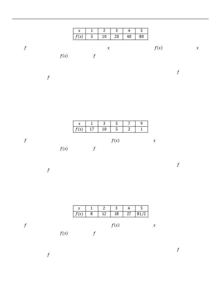 Worksheet A 2024 Topic 2.6 Competing Function Model Validation | PDF ...