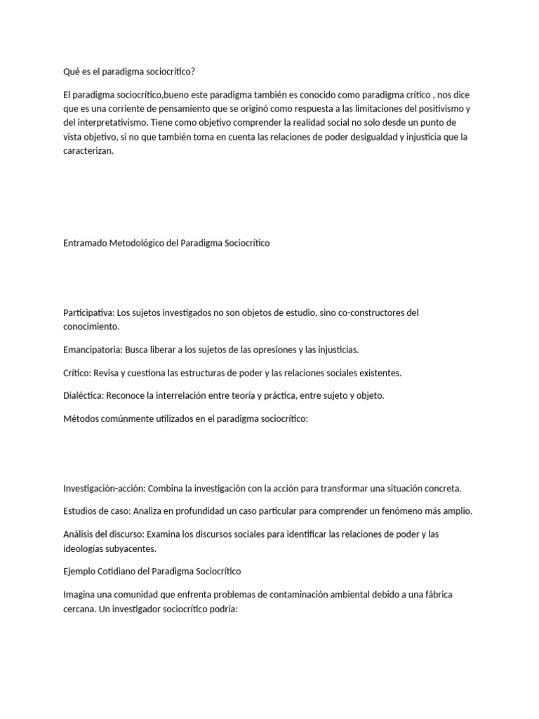 Qué Es El parad-WPS Office | PDF | Paradigma | Desigualdad social