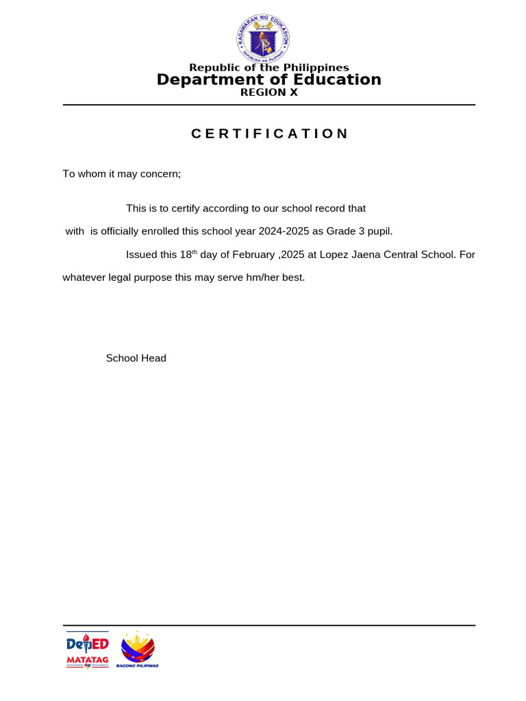 Certification of 4ps | PDF