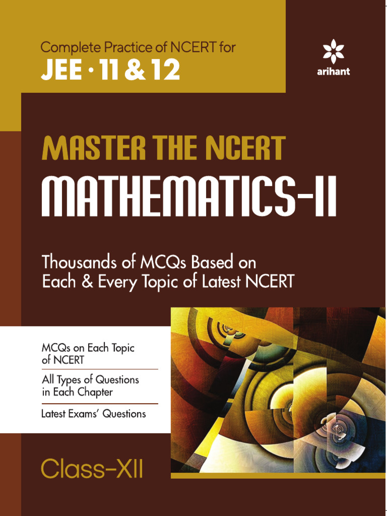 Master The NCERT For JEE Mathematics - Vol.2 - Nodrm | PDF | Integral ...