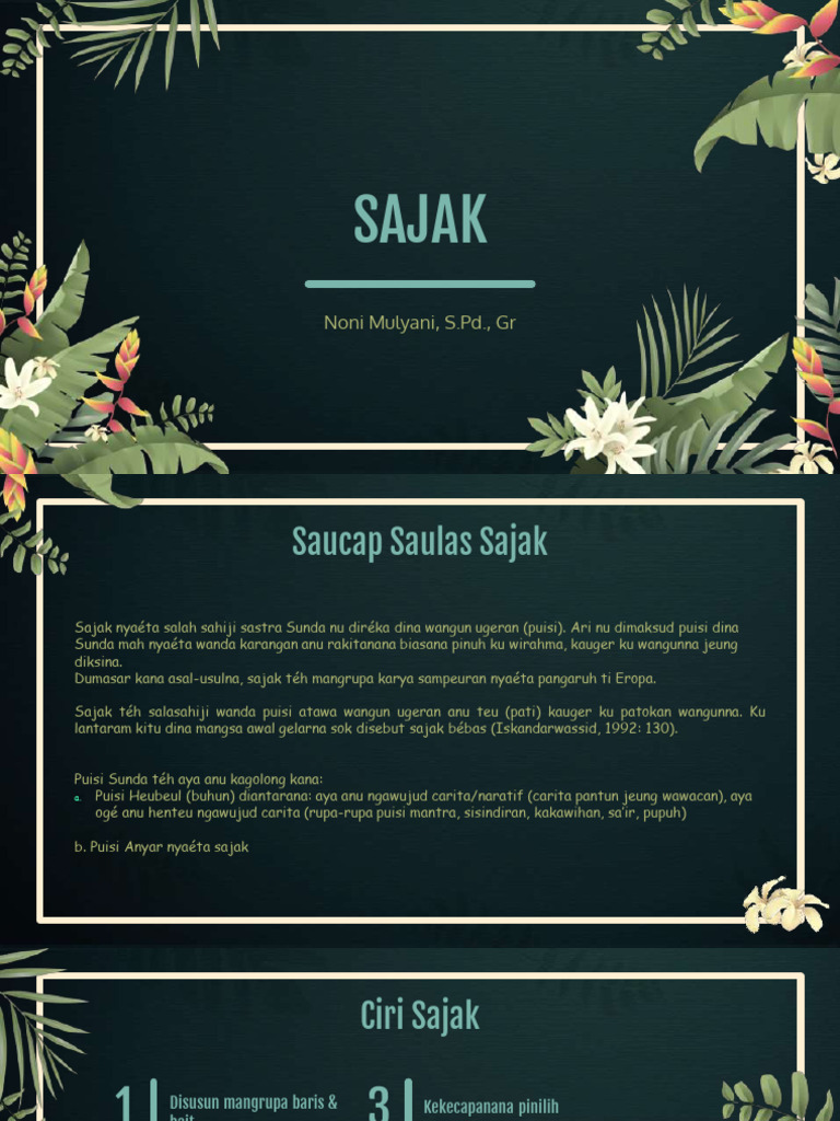 Sajak | PDF